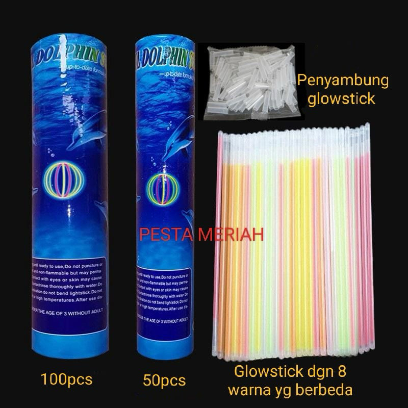 Jual NEW ARRIVAL!! GLOW STICK TABUNG ISI 50/100 / GLOW STICK FOSFOR ...
