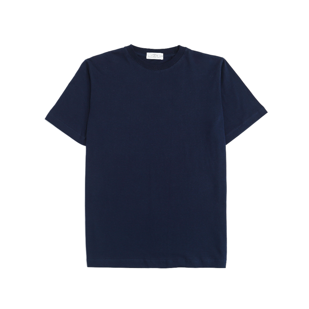 Jual Boxy Fit T-Shirt / Semi Oversized T-Shirt / Kaos Polos - Biru Navy ...