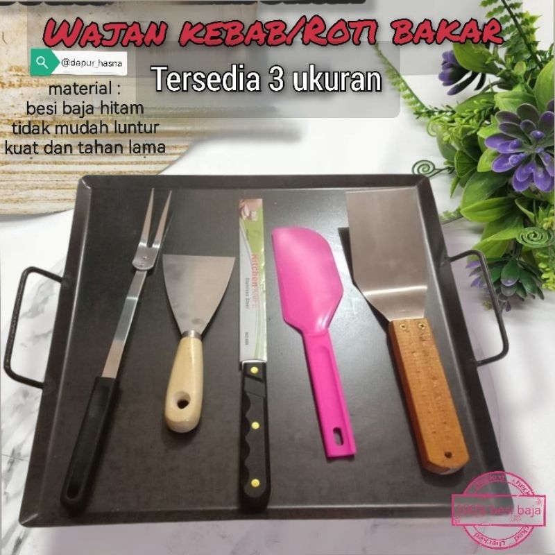Jual Wajan Kebab Wajan Roti Bakar Wajan Burger Pizza Wajan Penggorengan ...