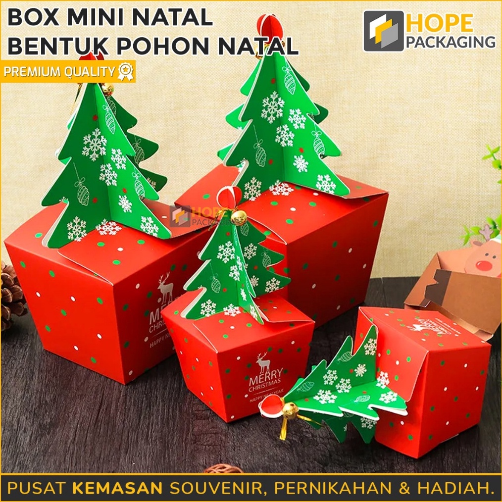 Jual PRODUCT TERPOPULER Box Natal Bentuk Pohon Besar Box Natal 4ml ...