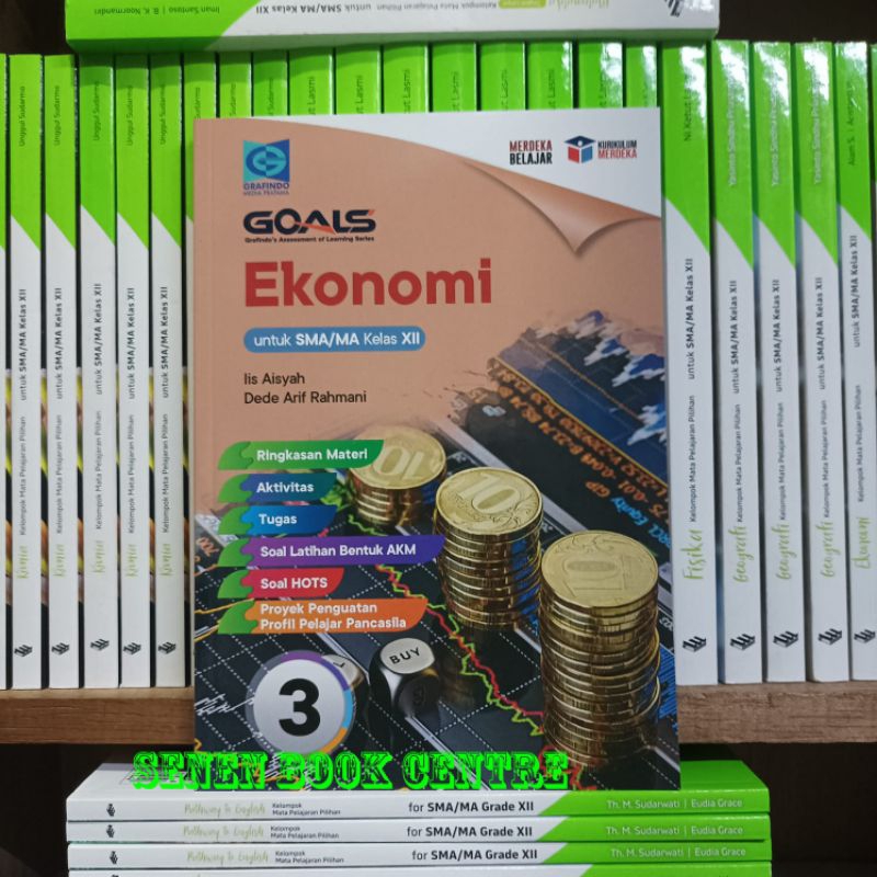 Jual Buku Soal Goals Ekonomi Kelas 3/XII/12 SMA Grafindo Kurikulum Merdeka | Shopee Indonesia
