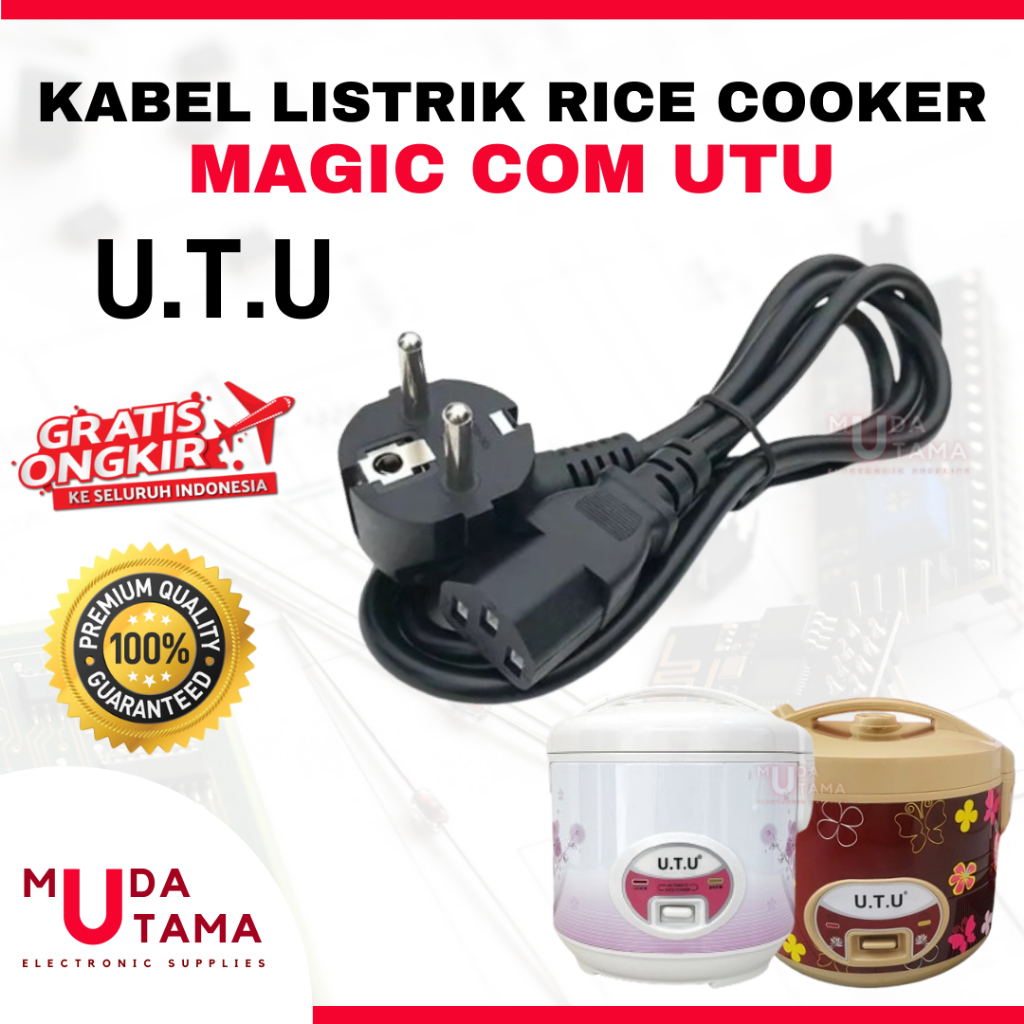 Jual Kabel Rice Cooker MagicCom UTU | Cok Kabel MagicCom UTU | Kabel ...