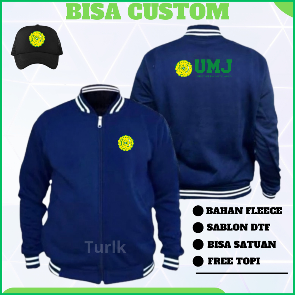 Jual Jaket UMJ Jaket Universitas Muhammadiyah Jakarta Varsity Custom ...