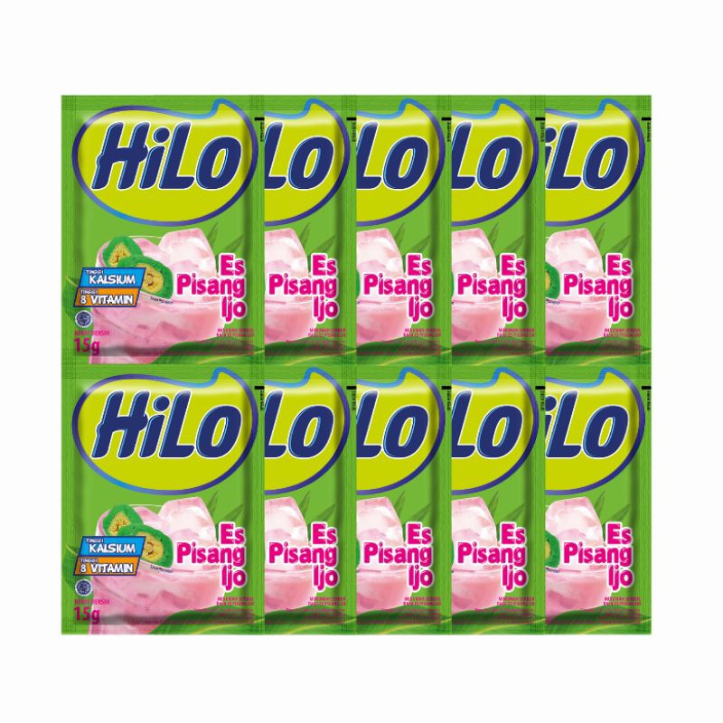 Jual [DEE] HiLo Es Pisang Ijo 10 Sachet | Minuman Bubuk Tinggi Kalsium ...