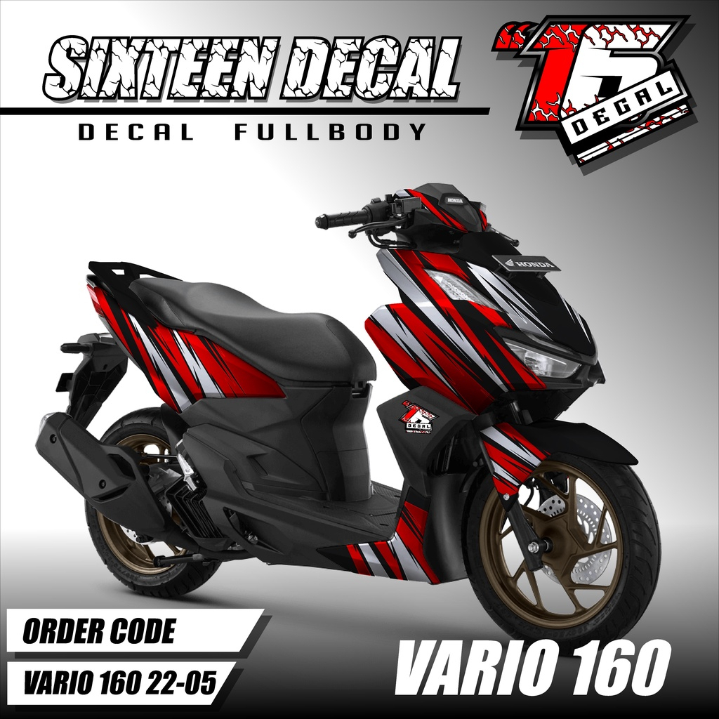Jual Decal Stiker Skotled Full Body Honda Vario 160 LED 2022 2023 2024 ...