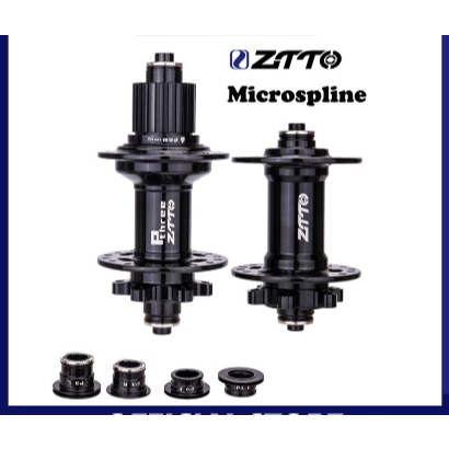 Jual Ztto P3 MS Hub Freehub Microspline Bearing 32H 4 in 1 TA QR Hitam ...