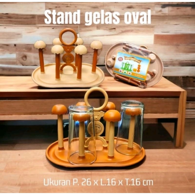 Jual Stand Gelas Oval / Tatakan Gelas | Shopee Indonesia