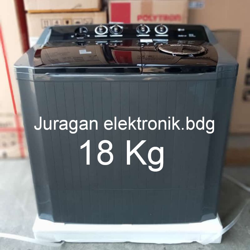 Jual LG Mesin Cuci 2 Tabung 18 KG Kapasitas Besar P 1800 RTM | Shopee Indonesia