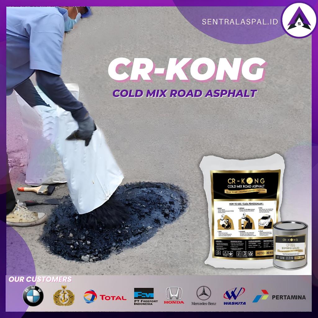 Jual CR Kong Asphalt Instant 1 Set Dengan Cairan Perekat CP (01) 21 Kg ...