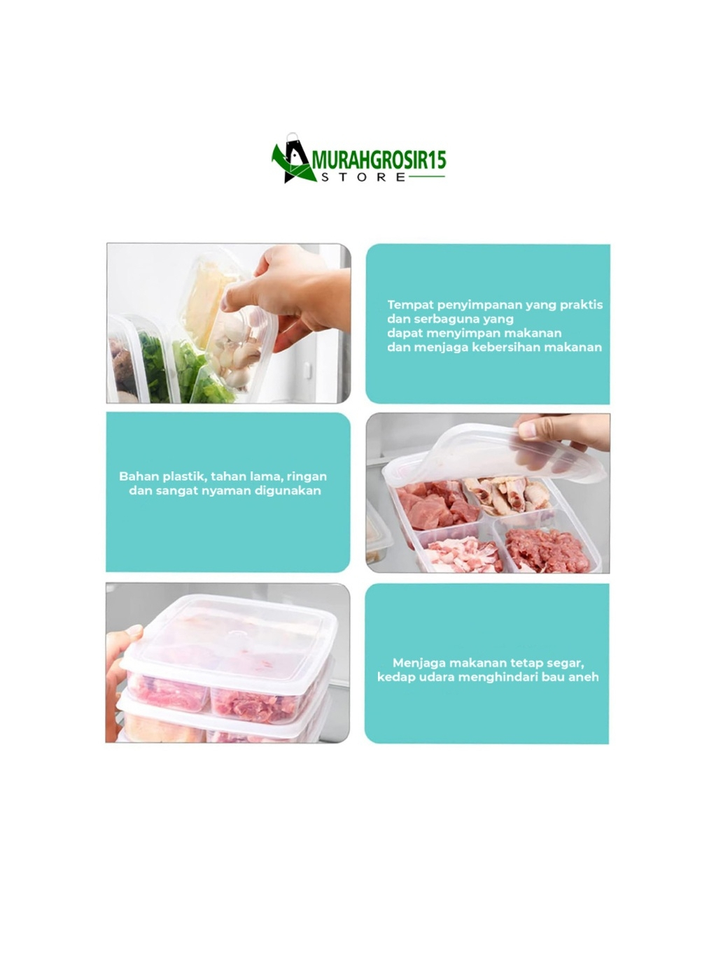 Jual WADAH 4 SEKAT / TOPLES 4 SEKAT SERBAGUNA FOOD GRADE | Shopee Indonesia