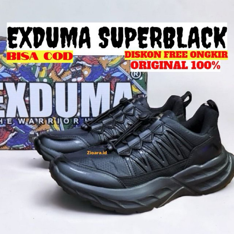 Jual SEPATU EXDUMA SUPERBLACK BROTRHERHOOD EXDUMA FULLBLACK | Shopee ...