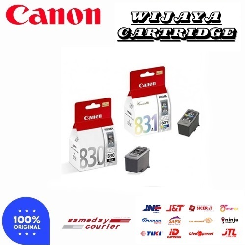 Jual CANON 830 831 BLACK & COLOUR ORIGINAL SET | Shopee Indonesia