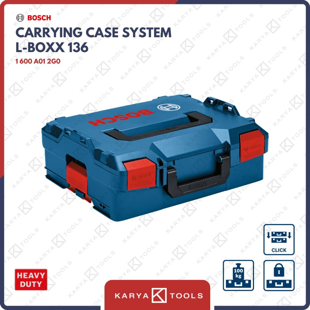 Jual Bosch L-Boxx Plastic 136 Tool Box Kit Kotak Perkakas Plastik ...