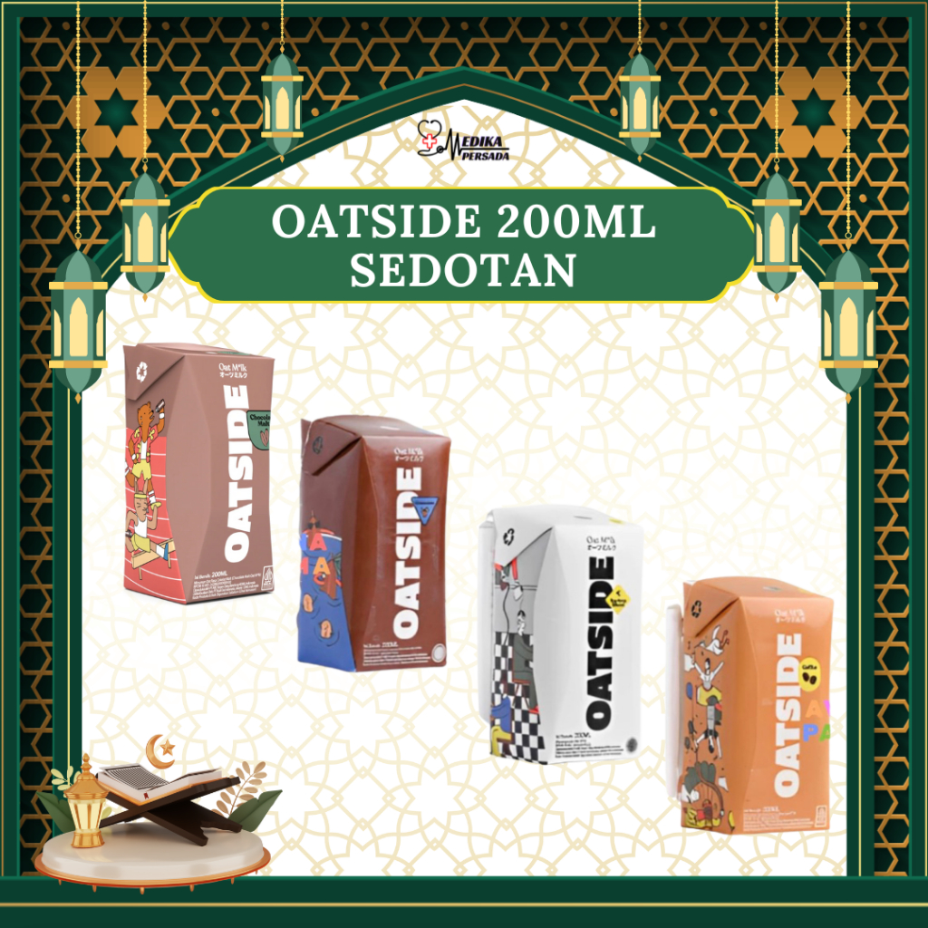 Jual Medika Persada - Oatside Straw 200ml Oat Milk Kemasan Sedotan ...