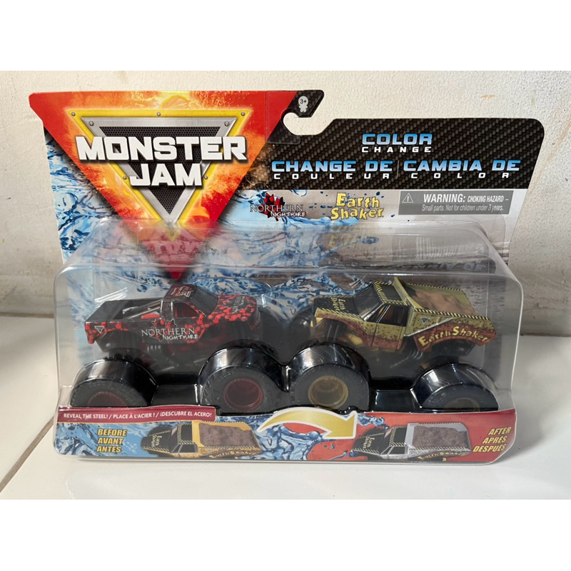 Jual MONSTER JAM Color Change Northern Nightmare Earth Shaker limited ...