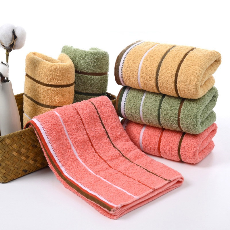 Jual 3 PCS Cotton 100% handuk muka lembut 34X74 cm,Gaya Eropa handuk ...