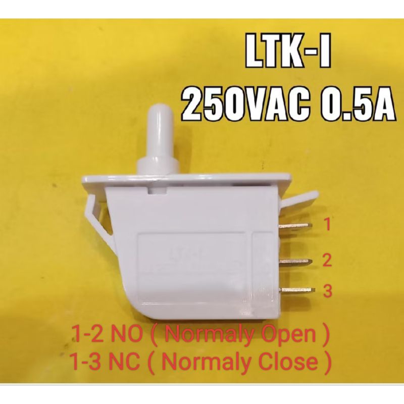Jual Switch Saklar Pintu Kulkas LTK-1 250VAC 0.5A 3 Socket | Shopee ...
