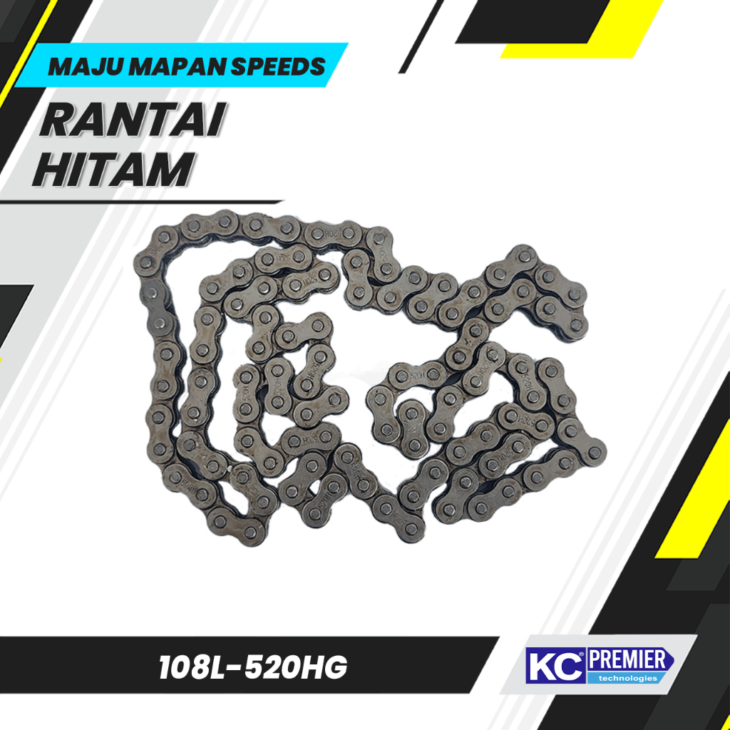 Jual Rantai 520H-106L Merk Kc Premier / rantai hitam 520H ( CUCI GUDANG ...