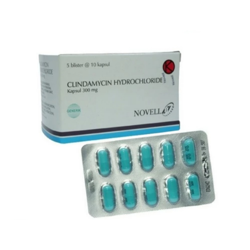 Jual CLINDAMYCIN 300MG 1 BLISTER ISI 10 CAPSUL | Shopee Indonesia