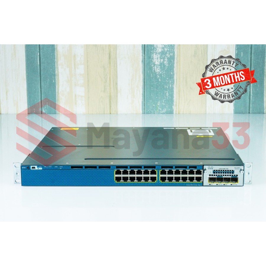 Jual Cisco Catalyst 3560X 24 Port Gigabit PoE With Module C3KX-NM-10G ...