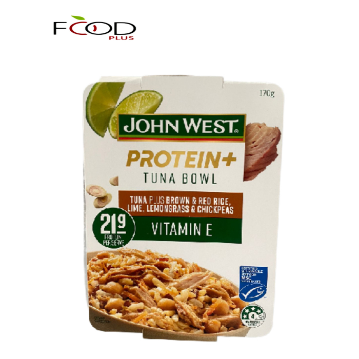 Jual John West Tuna Bowls with Brown & Red Rice, Lime, Lemongrass ...