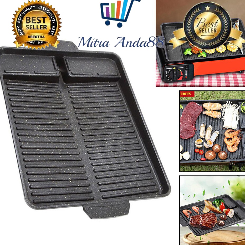 Jual HJ6 Mitraanda88 Panggangan persegi Square Korean Grill Pan Alat ...