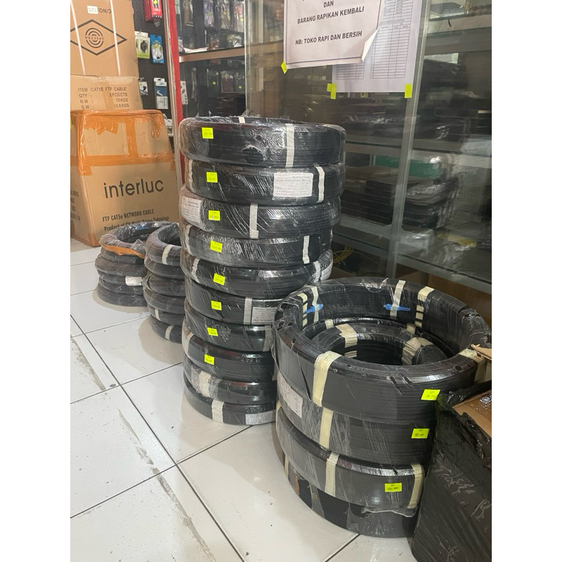 Jual Kabel Pre Connectorized/Kabel Fiber Optik (FO) 150Meter | Shopee ...