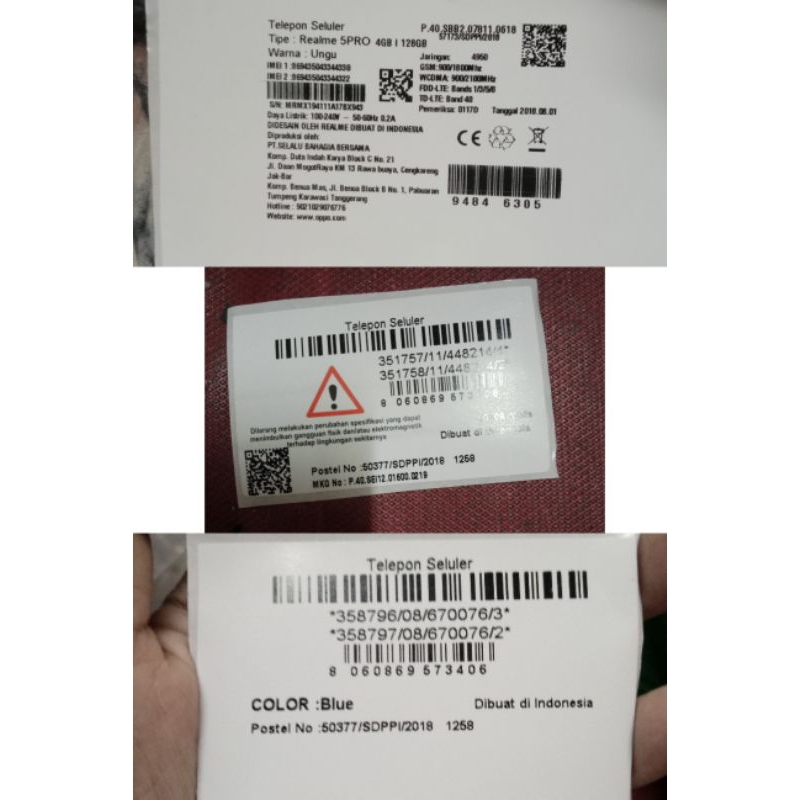 Jual stiker label imei | Shopee Indonesia