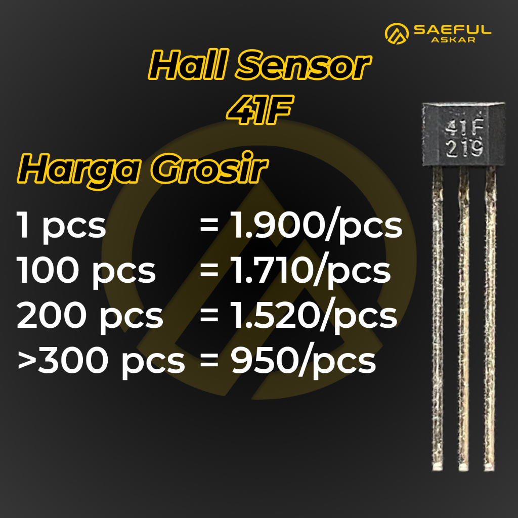 Jual Transistor Hall Sensor 41F SS41F OH41 S41 untuk dinamo sepeda dan motor listrik | Shopee ...