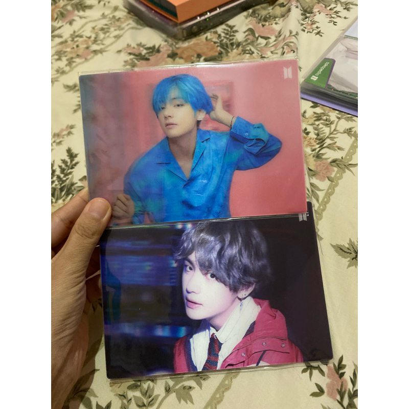 Jual OFFICIAL POSTCARD LENTICULAR BTS V TAEHYUNG PERSONA LOVE YOURSELF HER | Shopee Indonesia