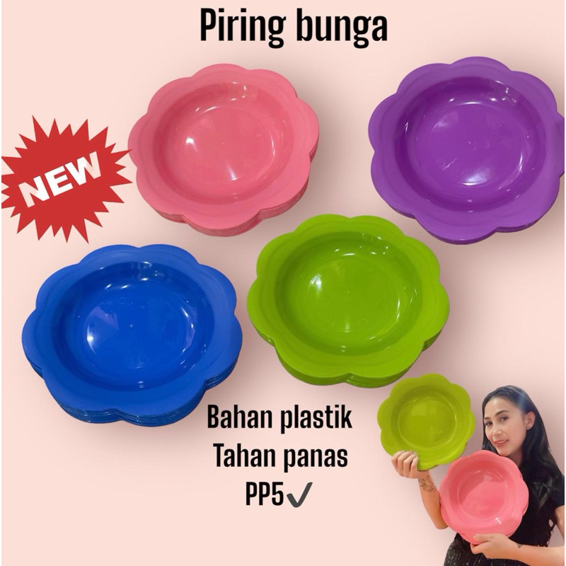 Jual piring bunga plastik tahan panas COD | Shopee Indonesia