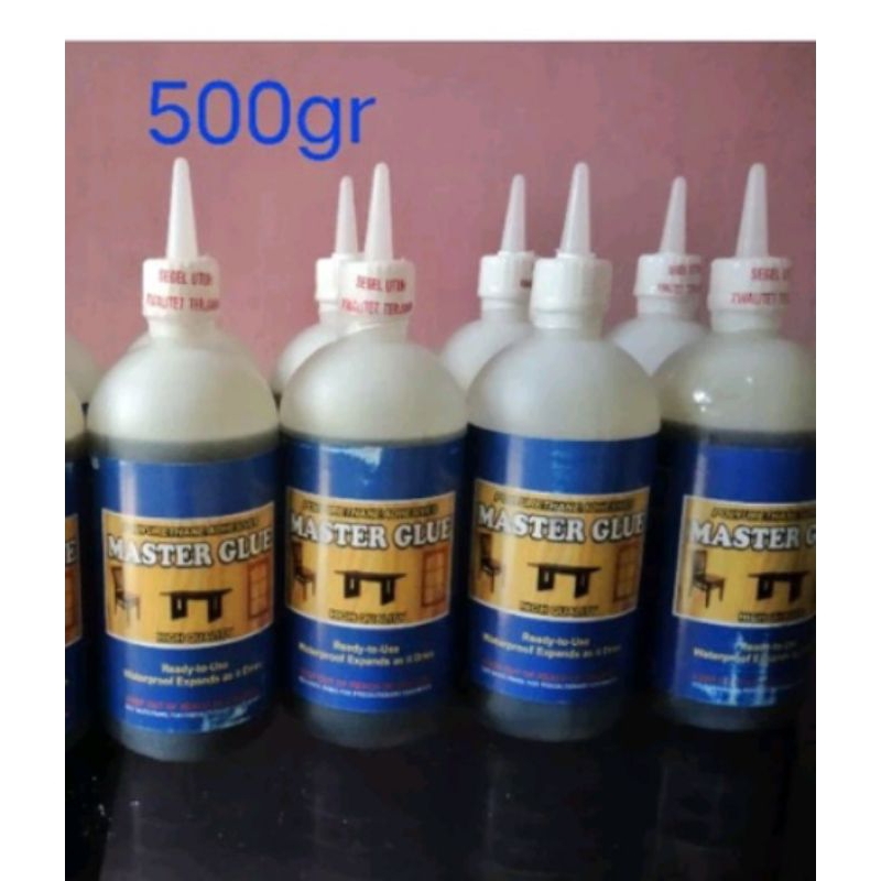 Jual Lem Kayu/Lem Pu Master glue untuk kayu basah & kering, cepat ...