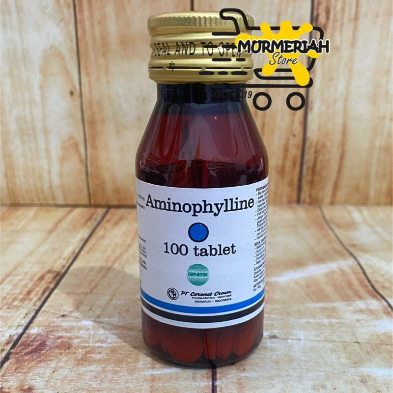Jual Aminophylline 200 mg Botol 100 tablet - Untuk mengatasi asma ...