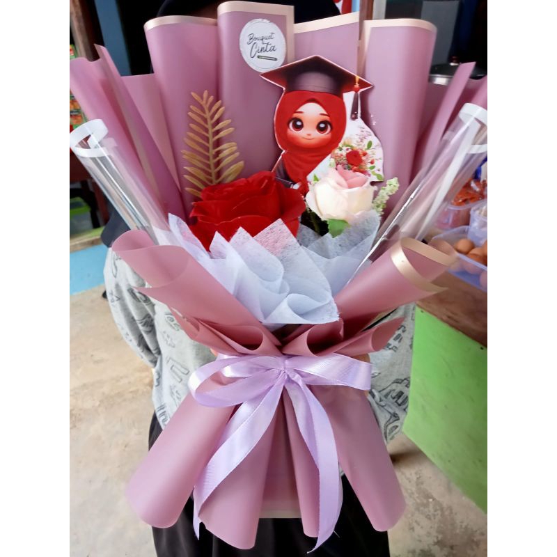 Jual buket graduation/Buket bunga/aneka buket reques/buket artifficial ...