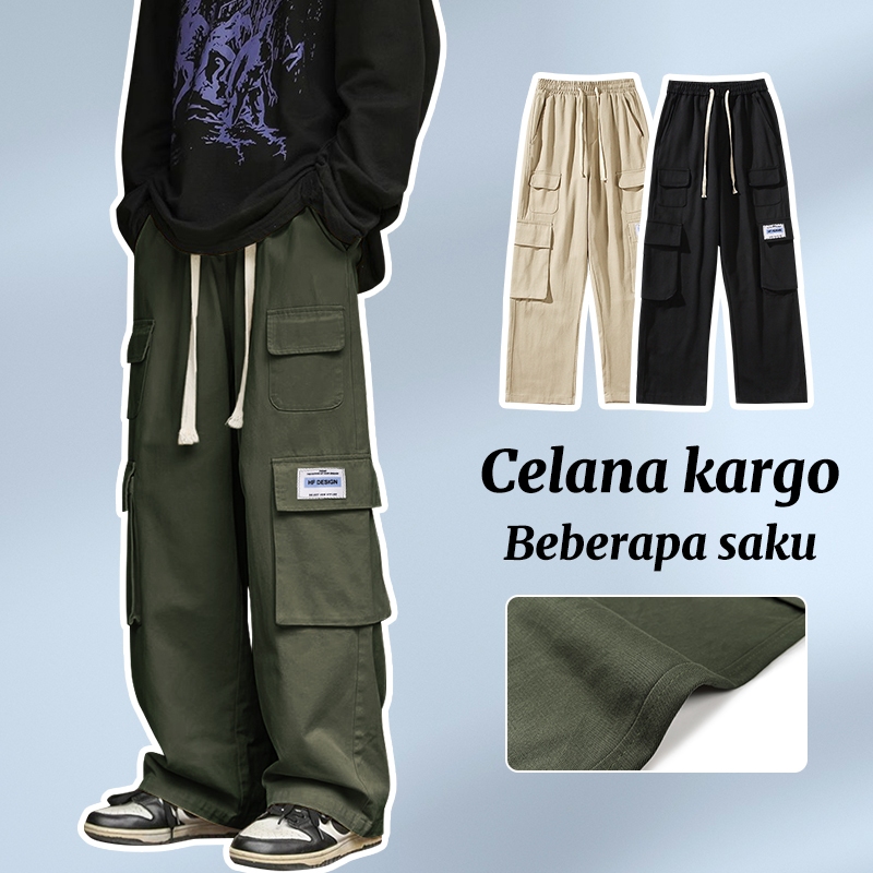 Jual celana cargo pria cargo pants pria celana cargo panjang pria ...