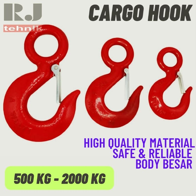 Jual Cargo Hook Cantolan Gantungan Rantai Sling Katrol Takel Eye Hook ...