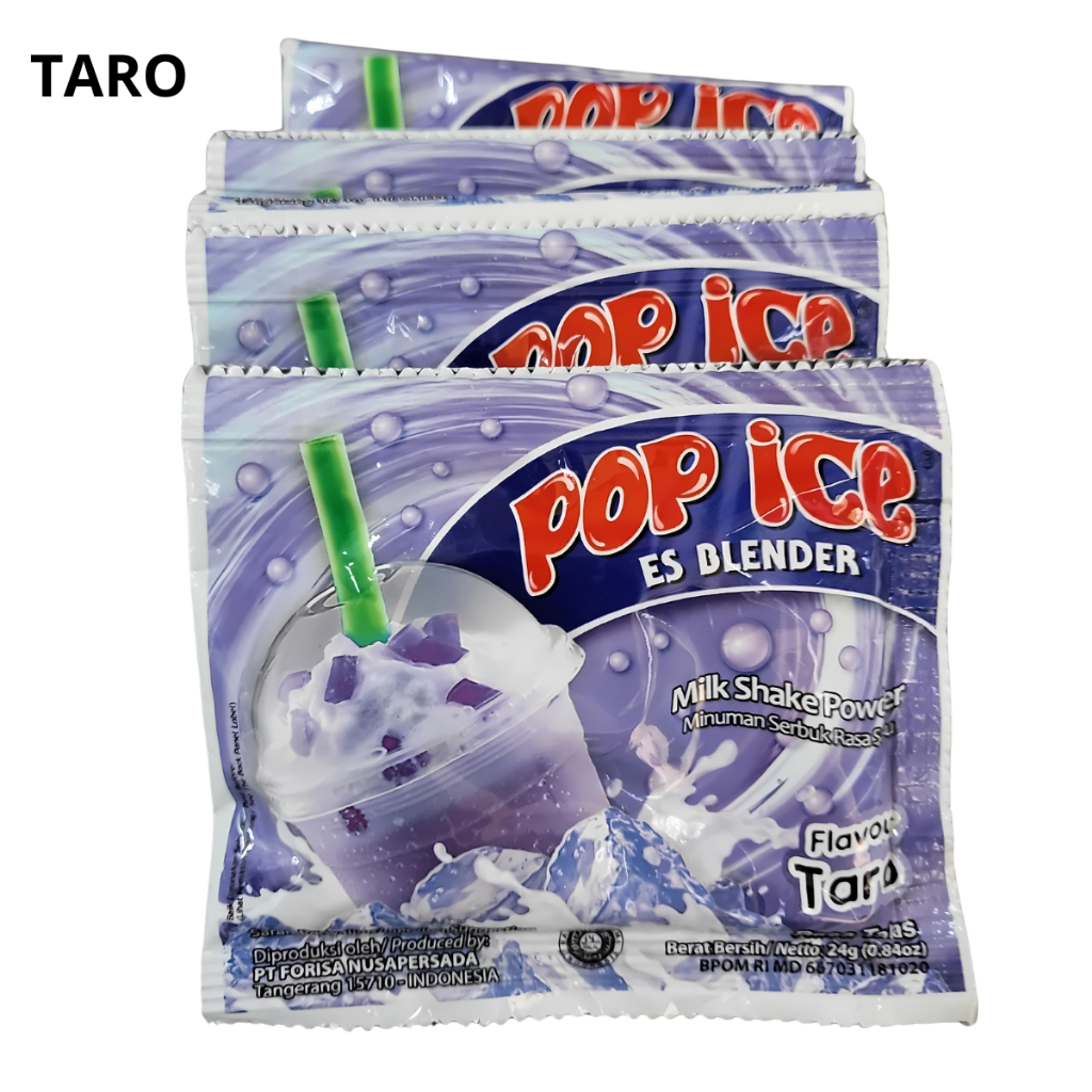 Jual Pop Ice Sachet 25 gram Taro | Shopee Indonesia