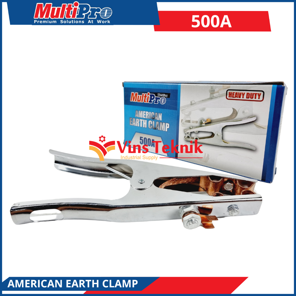 Jual AMERICAN EARTH CLAMP Tang masa grounding las 500A MULTIPRO ...