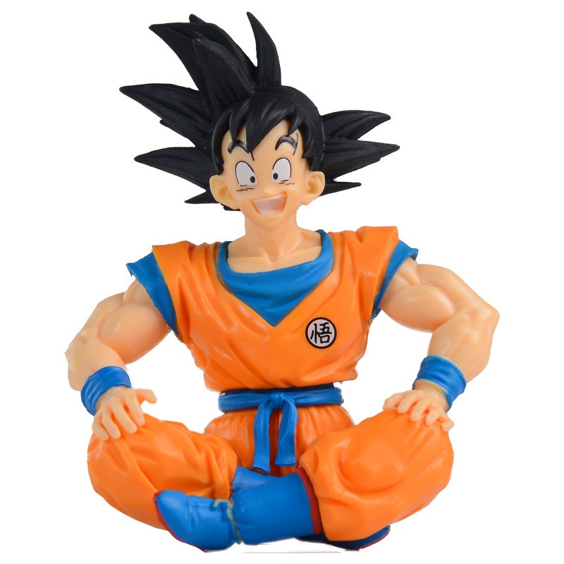 Jual Action Figure Son Goku Dragon Ball Sitting Goku Duduk | Shopee ...
