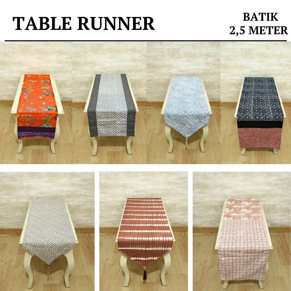 Jual Taplak Meja / Table Runner / Bed Runner Batik Ukuran 2,5 Meter ...