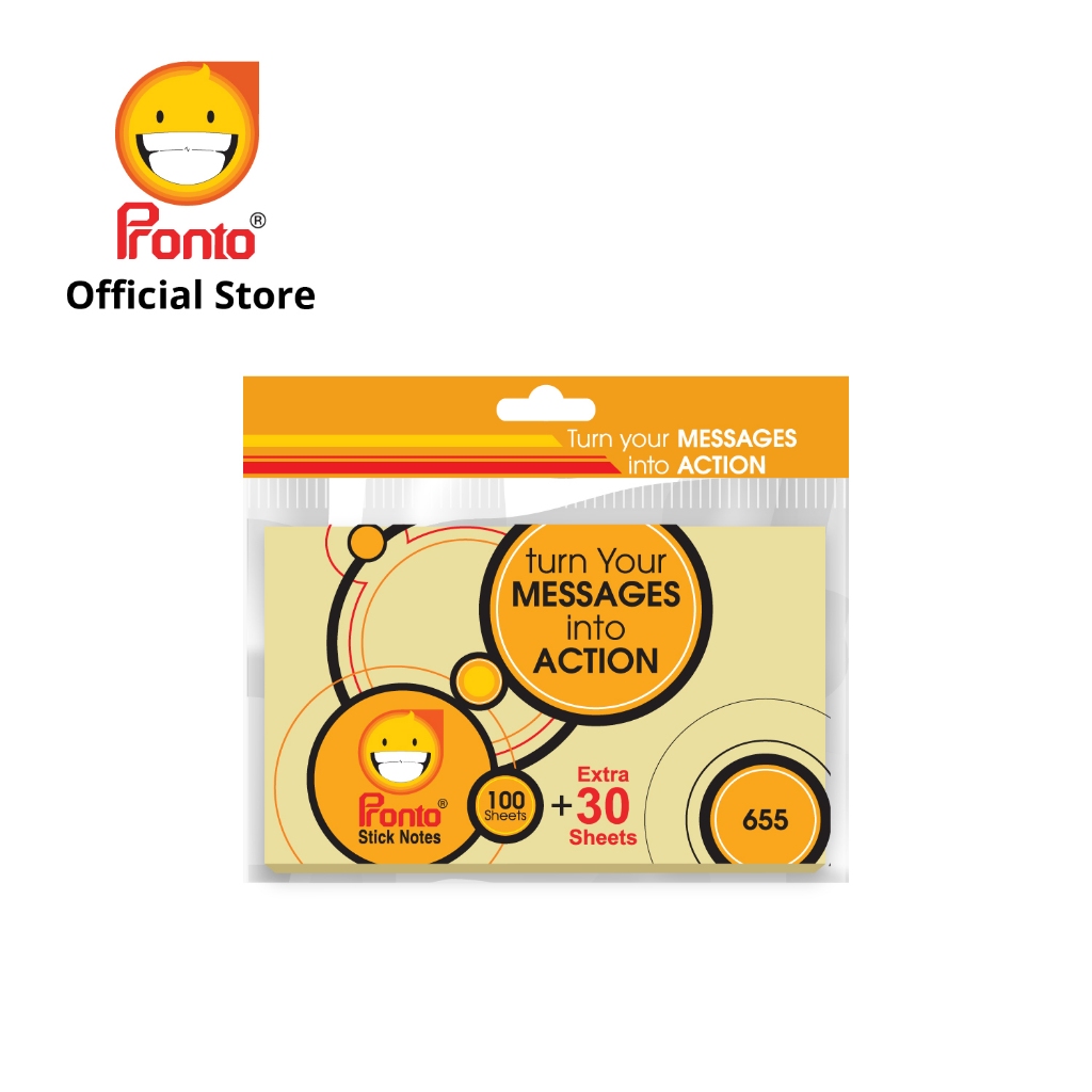 Jual Pronto Sticknotes Standard Yellow (40 x 50 mm) | Shopee Indonesia