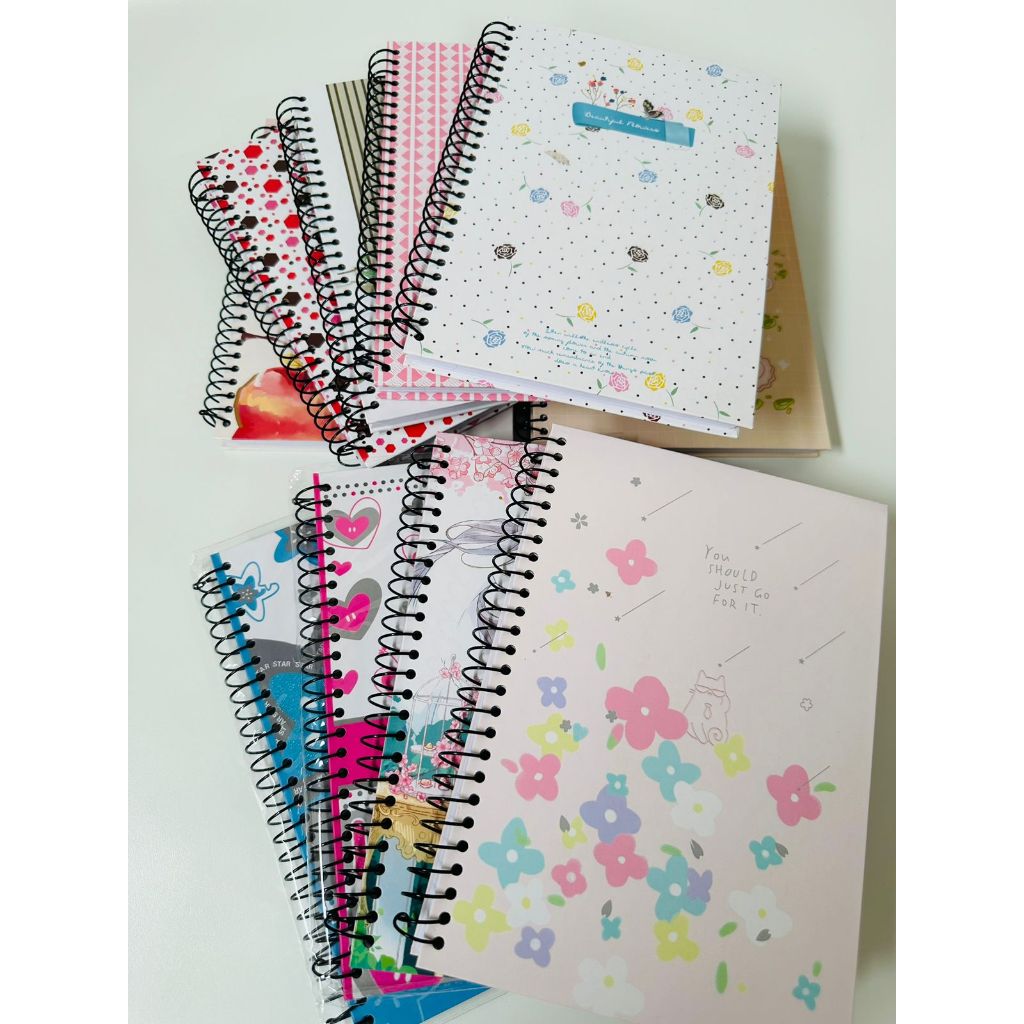 Jual Buku Agenda Spiral Ring Notedbook Buku A5 Isi Garis Buku Agenda ...