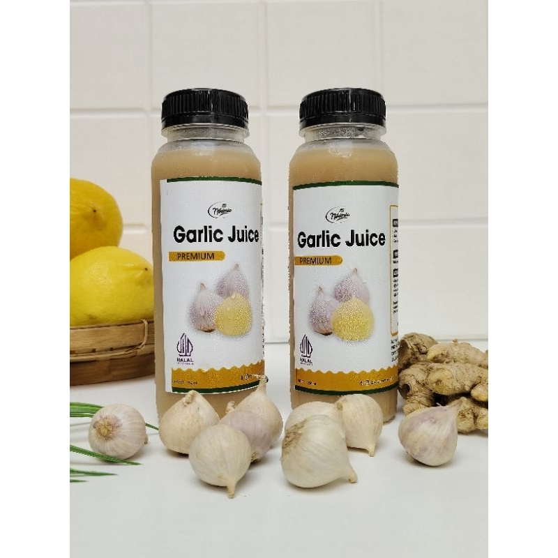 Jual GARLIC JUICE / JUS BAWANG PUTIH TUNGGAL LEMON MADU CUKA APEL JAHE ...