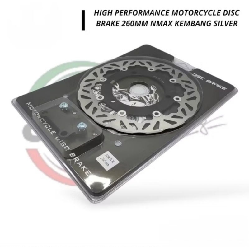 Jual Piringan cakram depan ukuran 260mm nmax aerox lexi plus breket pnp model kembang | Shopee ...