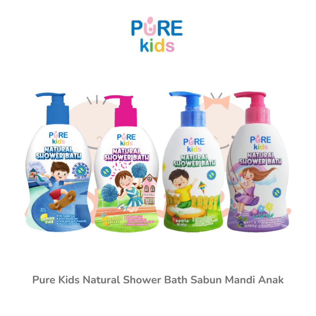 Jual Pure Kids Natural Shower Bath Sabun Mandi Anak | Shopee Indonesia