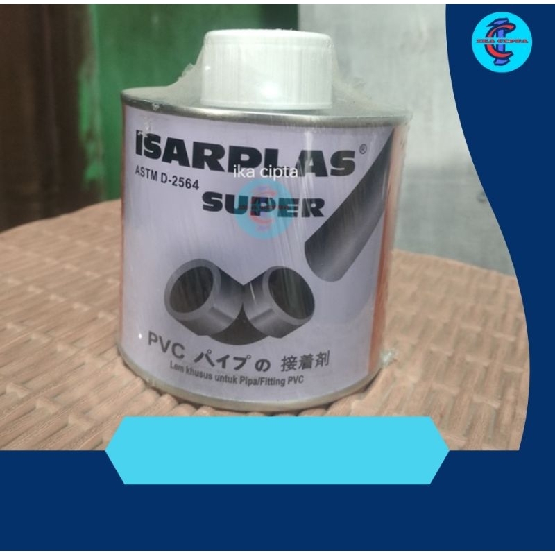 Jual lem isarplas kaleng 400 gr / lem pipa kaleng | Shopee Indonesia