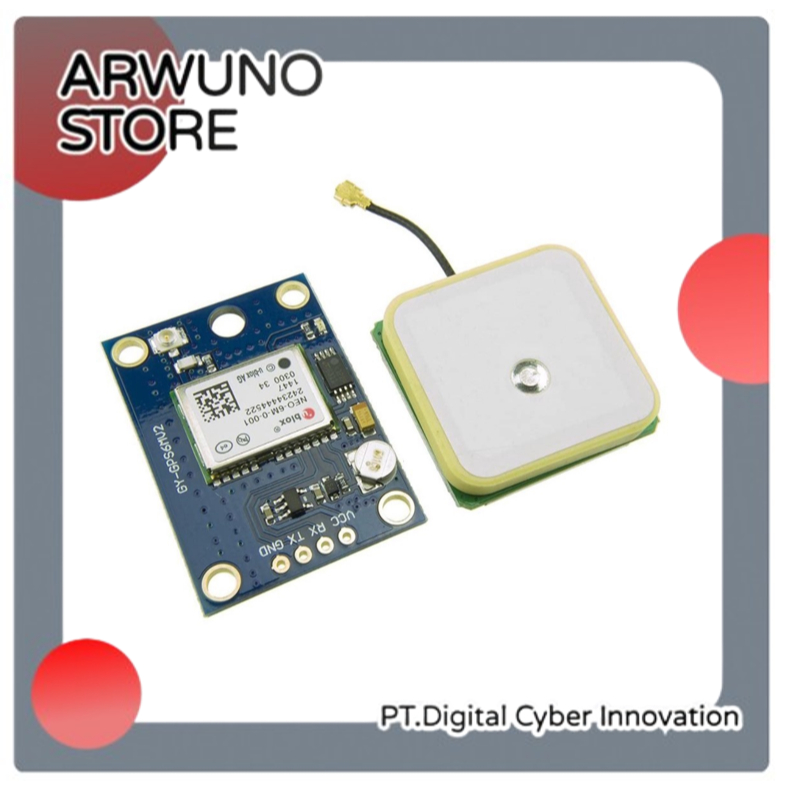 Jual GY-NEO 6MV2 Flight Control GPS Module arduino raspberry iot | Shopee Indonesia
