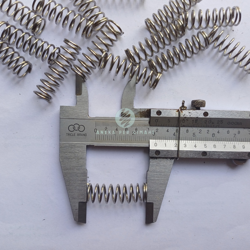 Jual Per Spring Tekan 1mm Stainless OD 10mm Panjang 3cm | Shopee Indonesia