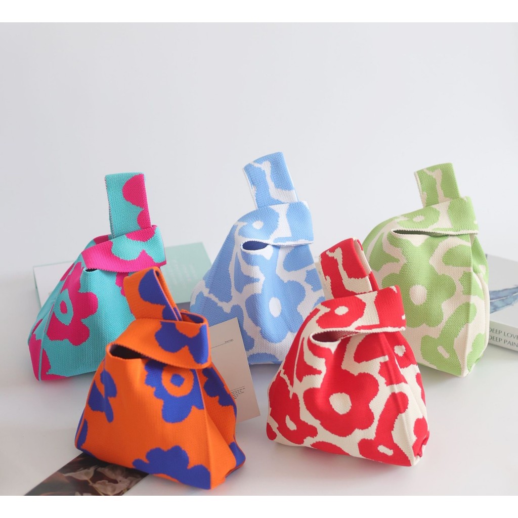 Jual Premium knitted bag korea - tas rajut unit - hampers bag - tote ...