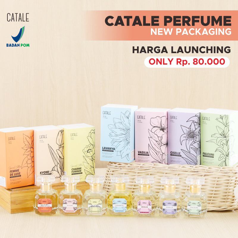 Jual CATALE Mini Parfume Premium | 30 mL Parfum Premium dengan Kemasan ...